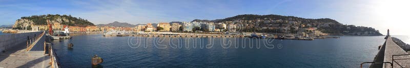 Nice Port Panorama editorial stock image. Image of cityscape - 74656809