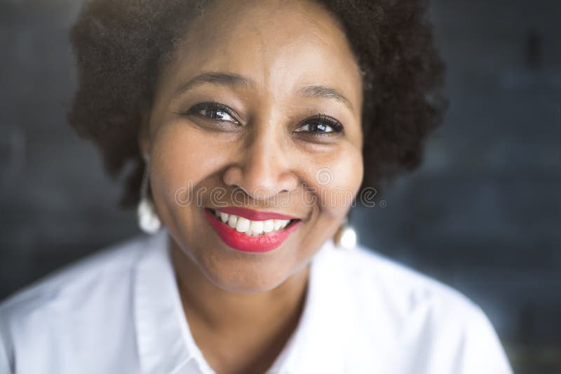 Portrait of Girl african stock photo. Image of lady, carefree - 99530106