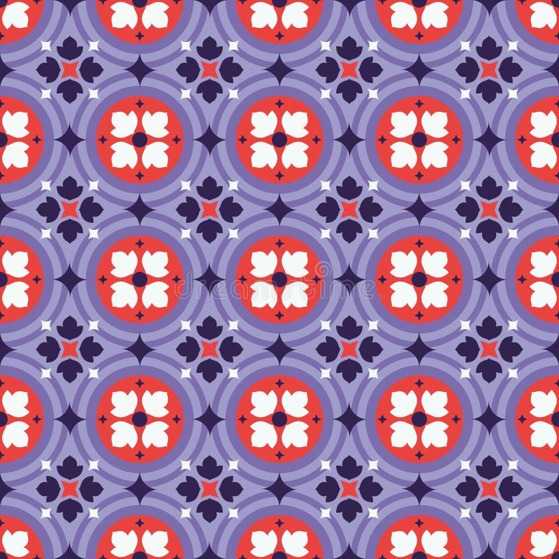 Nice purple tiles stock vector. Illustration of geometric - 227842289