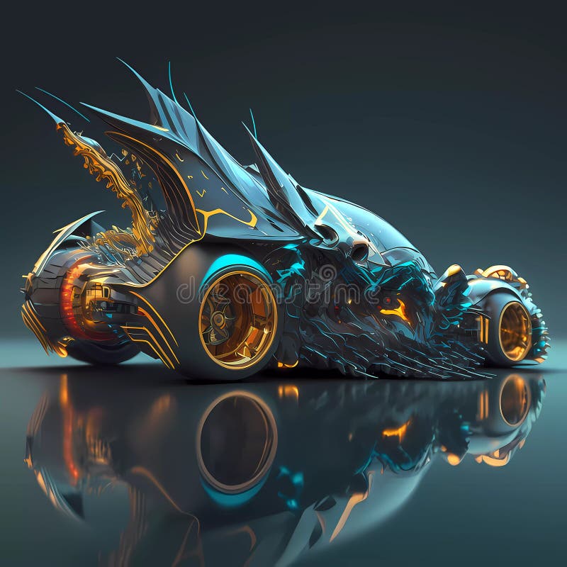 Nice Racing Car. Generative AI Copy Space Stock Illustration ...