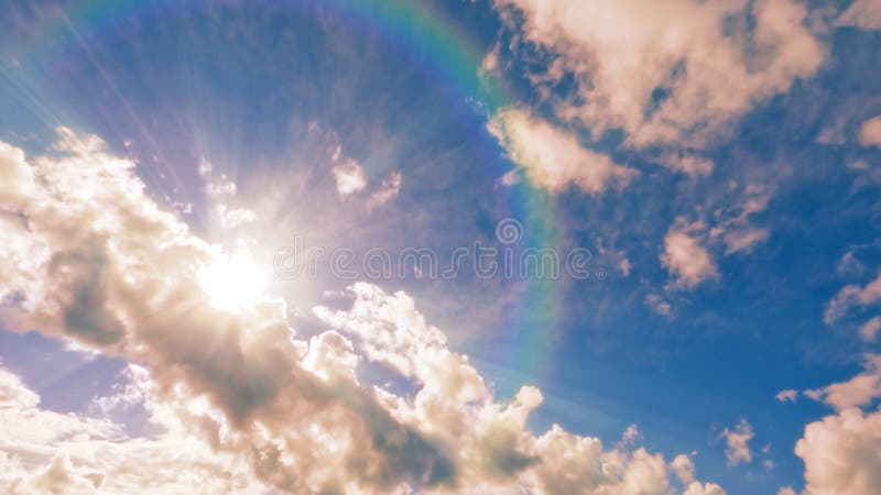 Nice Rainbow after the Rain on Clouds in the Sky - Photo of Nature ...