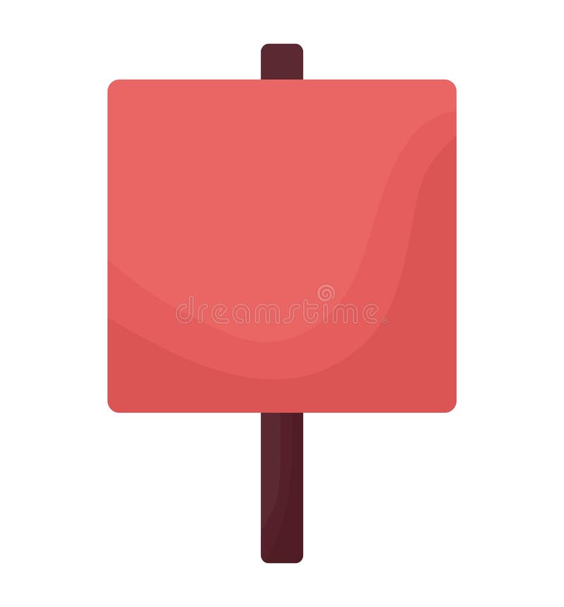 Nice red signboard stock vector. Illustration of vector - 231076821