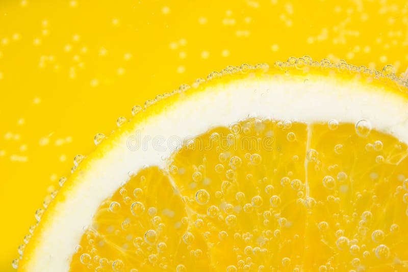 Nice Ripe and Juicy Slice of an Orange Covered Stock Image - Image of ...