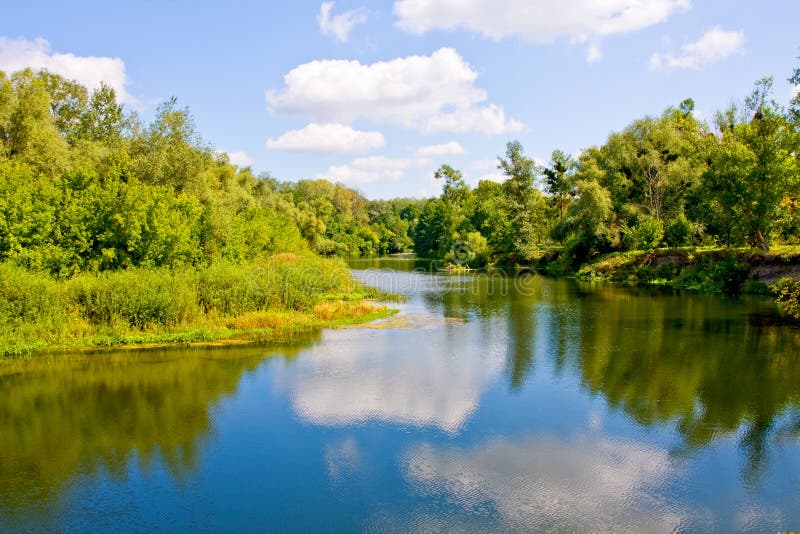 Nice river stock image. Image of seasonal, nice, beautiful - 10663281