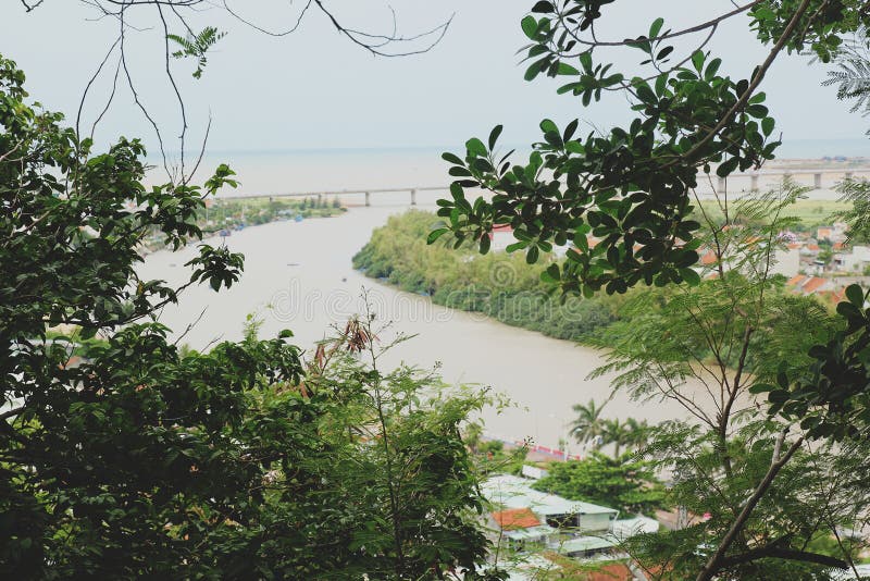 Nice River, Tree and the Sky Stock Photo - Image of landscape, august ...