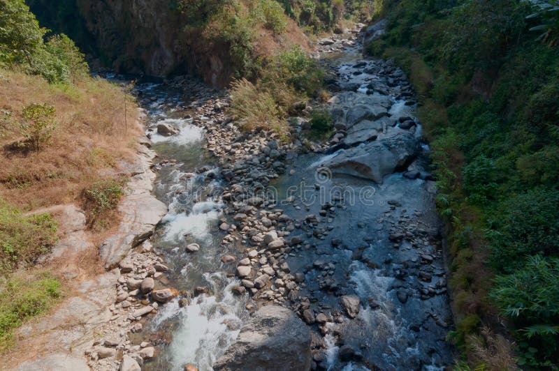 Nice River Water Flowing through Rocks , Sikkim Stock Photo - Image of ...