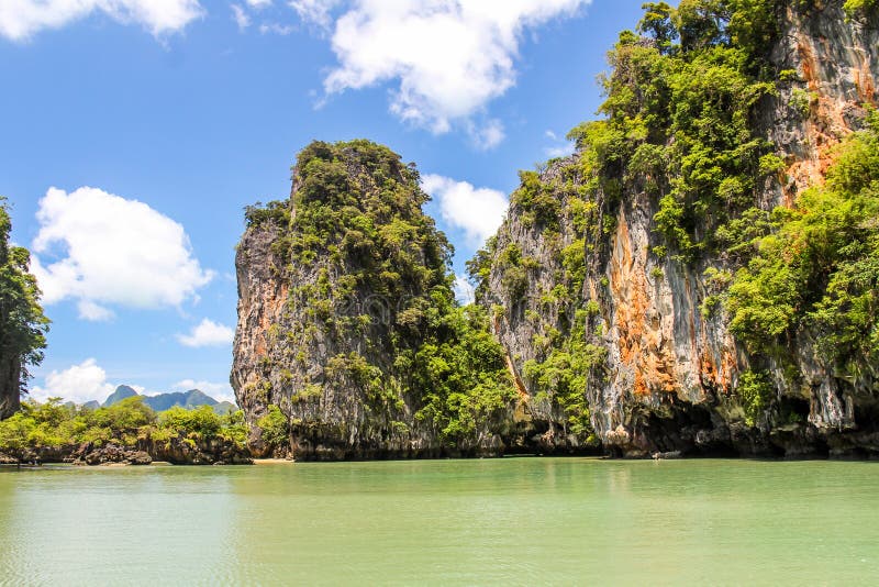 Nice Rock Formations in Phuket Thailand Stock Image - Image of island ...