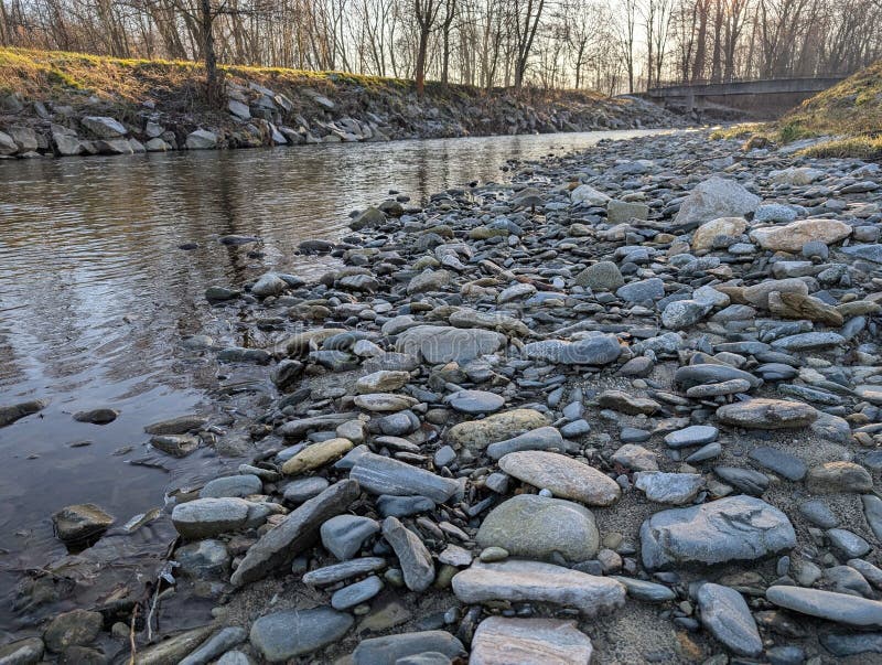Nice rocks in the river stock image. Image of natural - 359083203
