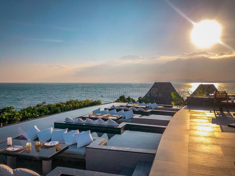 The Nice Rooftop View from Silavadee Resort Koh Samui Thailand Stock ...