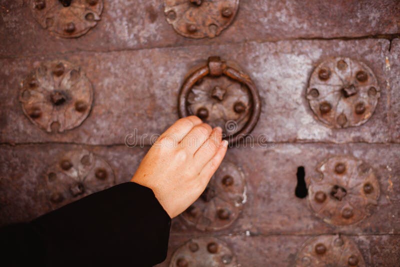 Nice rusty iron door stock image. Image of antique, castle - 81171861