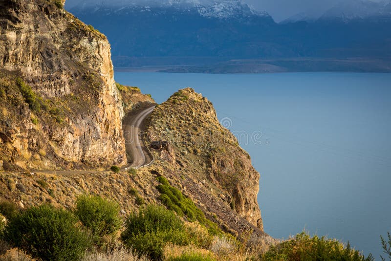 Nice Scenario in the Southern Roads of Chile Stock Image - Image of ...