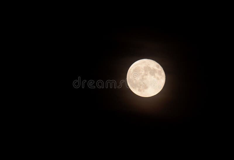 Nice Shoot of the Full Moon Stock Photo - Image of astrology, cloudy ...