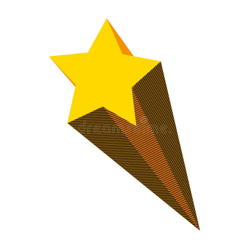 Nice Shooting Star Art Design Stock Vector - Illustration of shiny ...