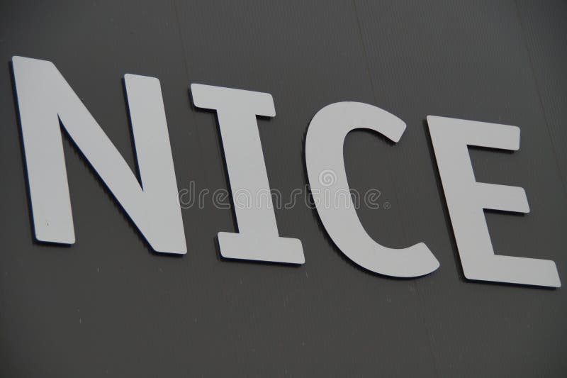 Nice sign - signage stock image. Image of sign, signage - 46061537