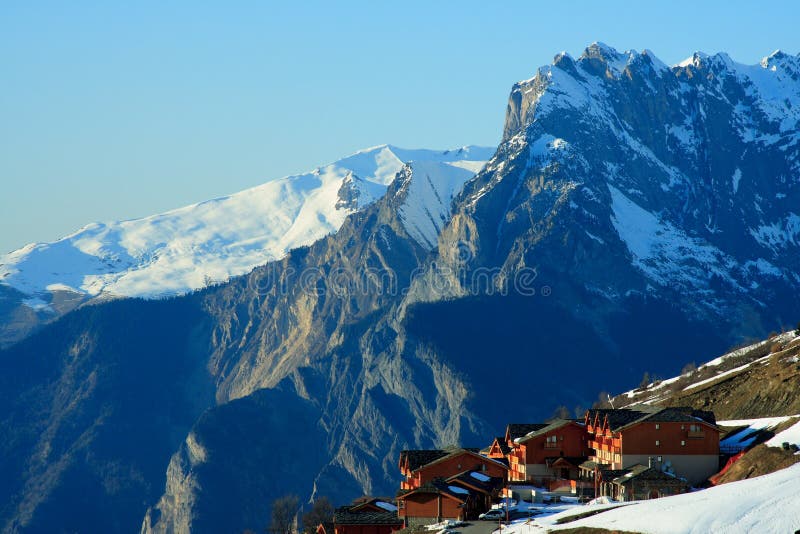 Nice ski resort stock photo. Image of mountains, view - 2163248