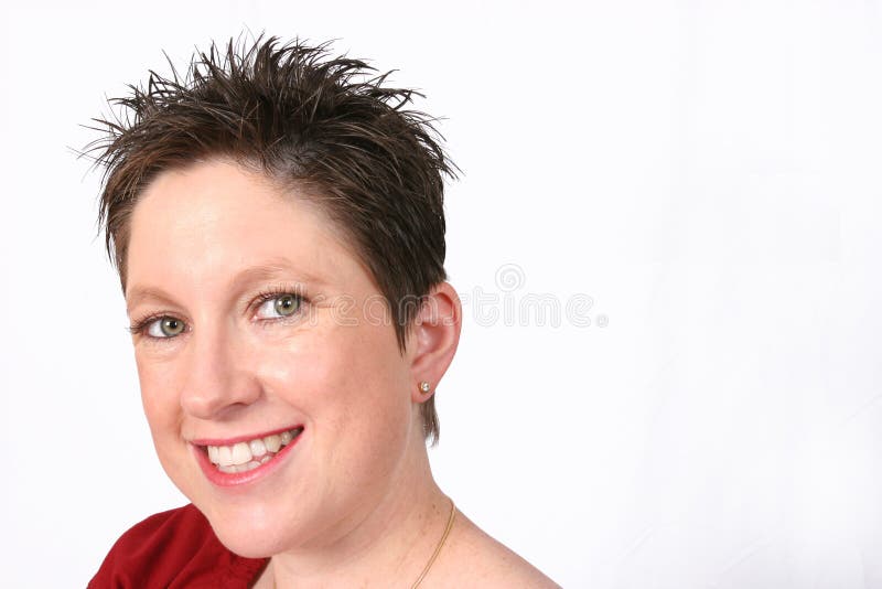 Nice smile! stock photo. Image of model, girl, enticing - 514408