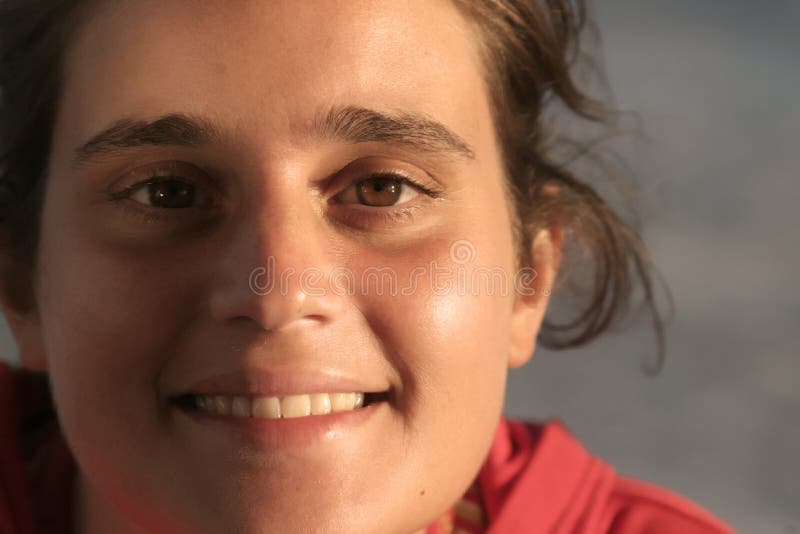 Nice smile stock image. Image of active, hope, female, fresh - 654851