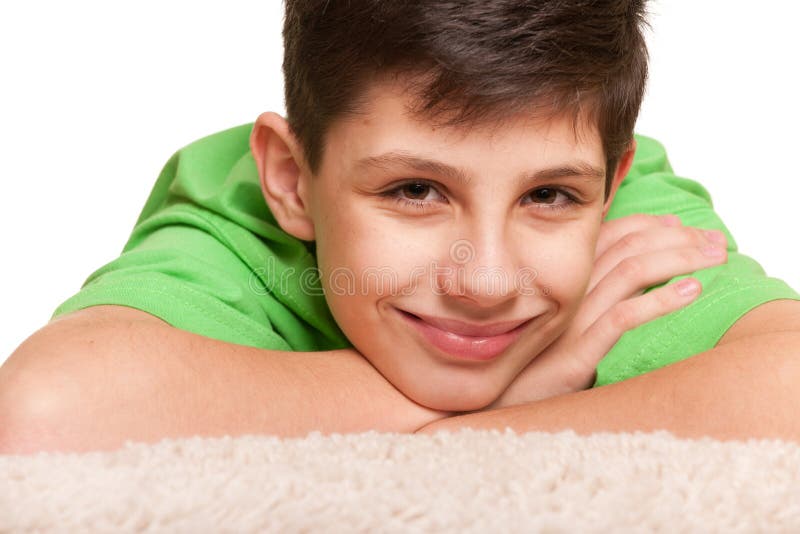 Nice smiling boy stock photo. Image of luck, slim, childhood - 18453606