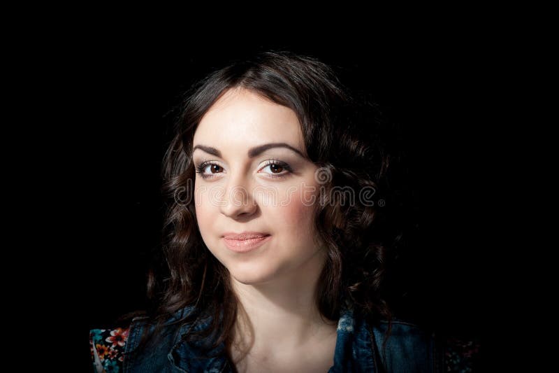 Nice smiling girl stock image. Image of nice, eyelash - 49970449