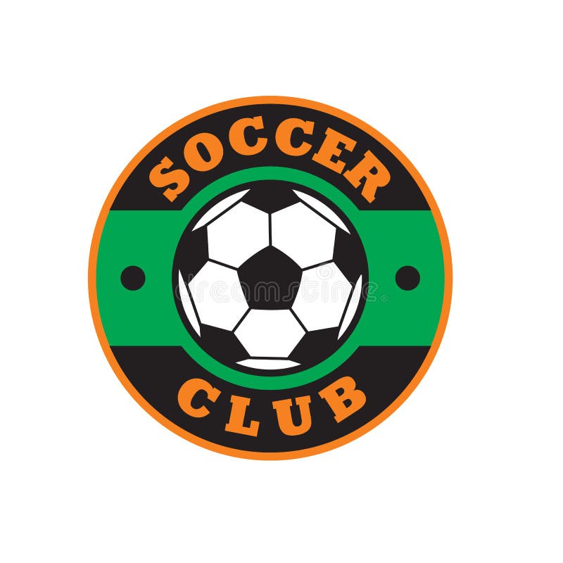 New soccer club logo stock illustration. Illustration of element ...