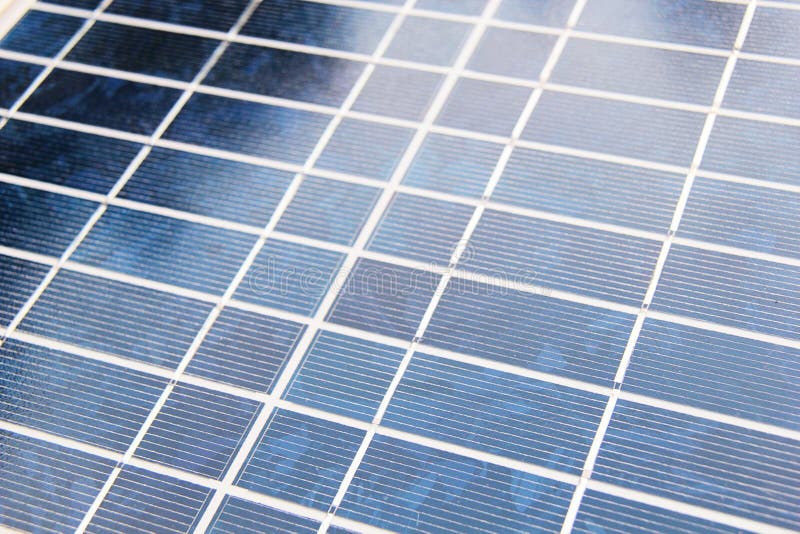 Nice Solar Panel Macro Collector Close Up Stock Image - Image of detail ...