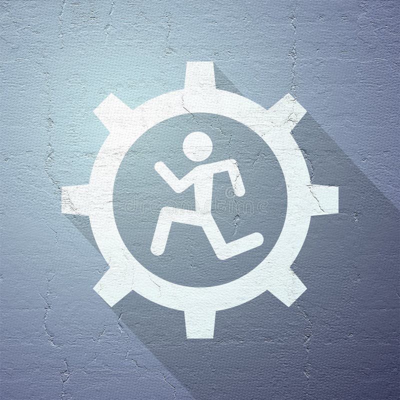 Nice speed runner icon stock illustration. Illustration of people ...