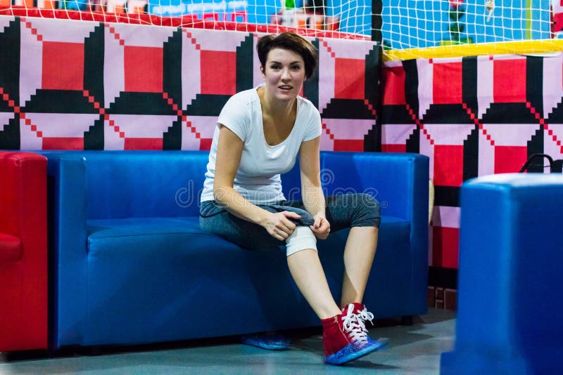 Nice sport girl have fun stock image. Image of female - 79712563