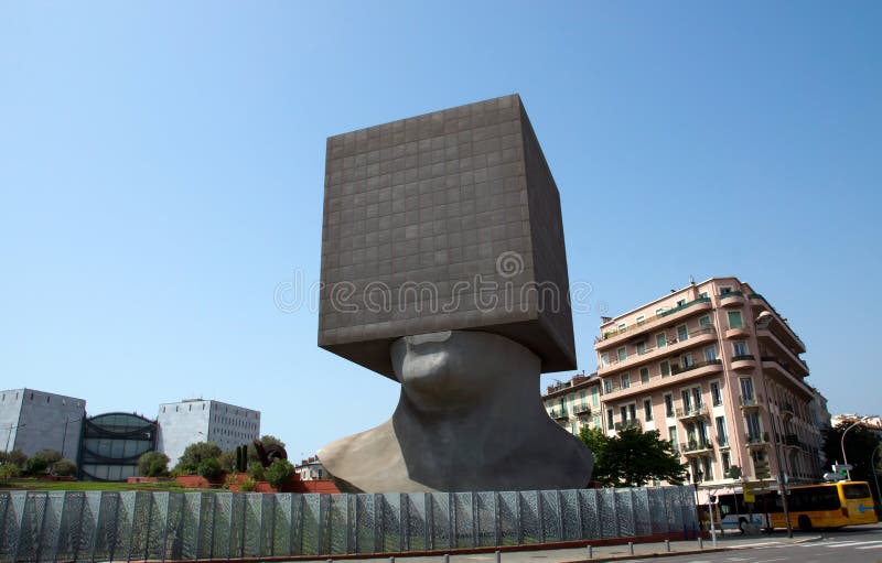 Nice - Square Head editorial stock image. Image of cityscape - 31000114