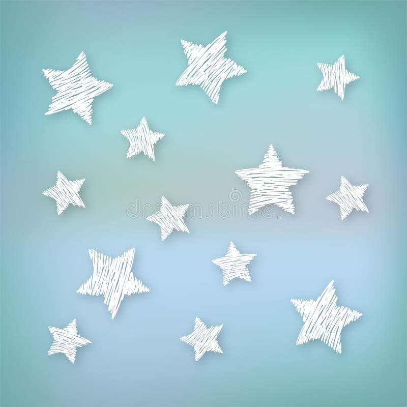 Nice stars illustration stock vector. Illustration of shape - 131629097