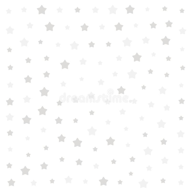 Nice Stars Pattern Background in Soft Color Stock Vector - Illustration ...