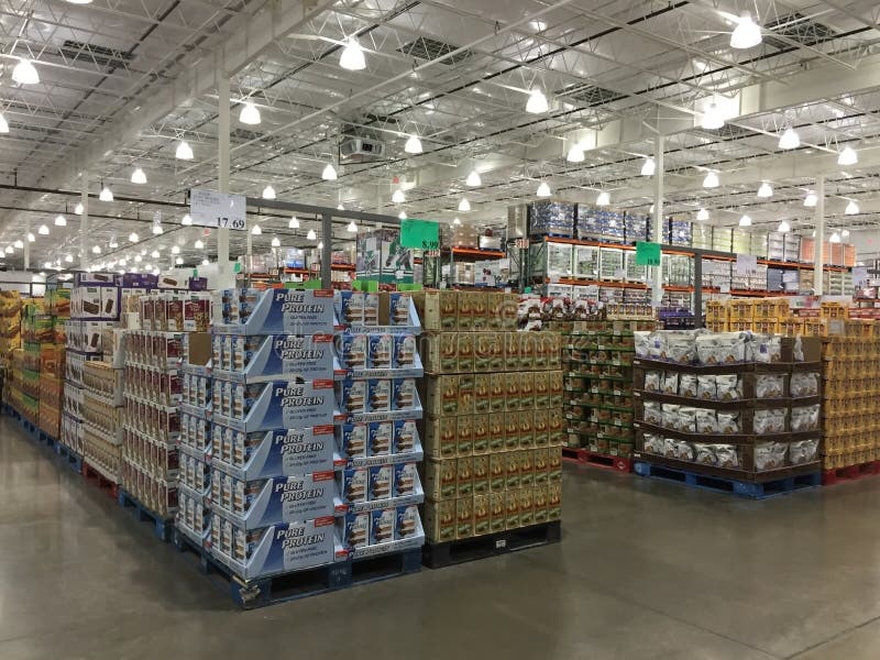 Inside Costco Wholesale Store In Seattle, Washington, USA Editorial ...