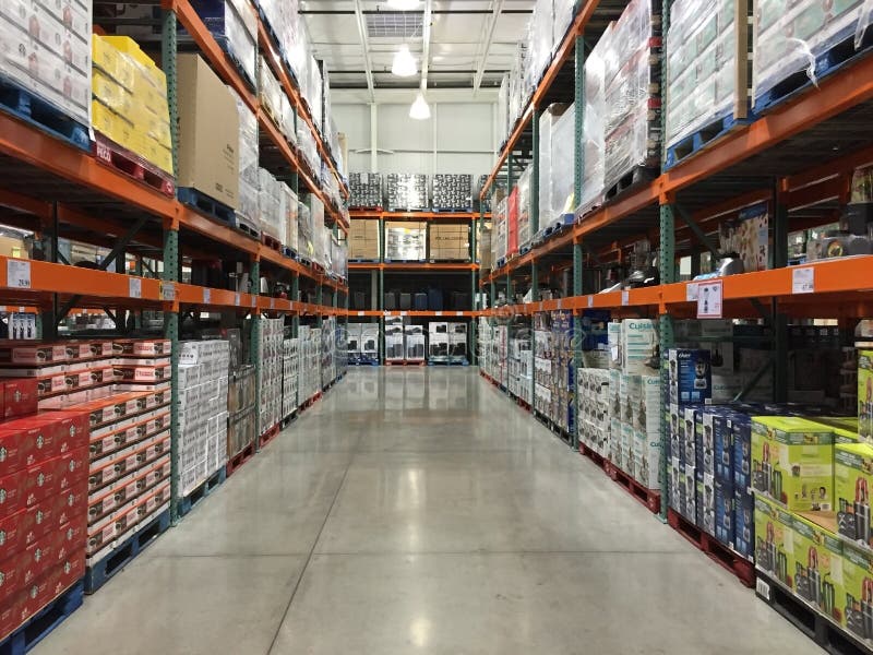 Nice store Costco interior editorial photography. Image of store - 59958022