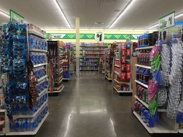 Nice Store Dollar Tree Interior Editorial Photo - Image of interior ...