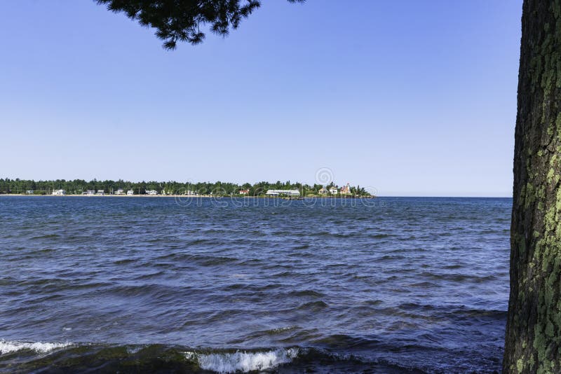 Summer in the Harbor stock photo. Image of green, trees - 103153210