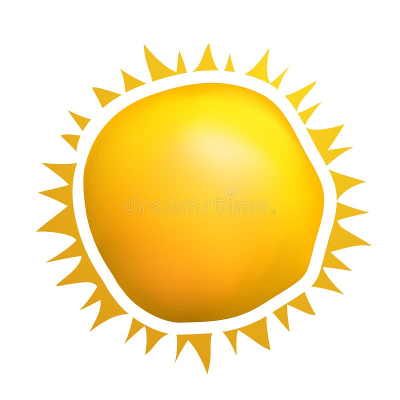 Nice sun draw stock vector. Illustration of creative - 122142583