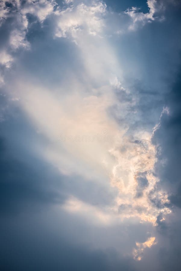 Nice sun ray with clouds stock photo. Image of outdoors - 70018154