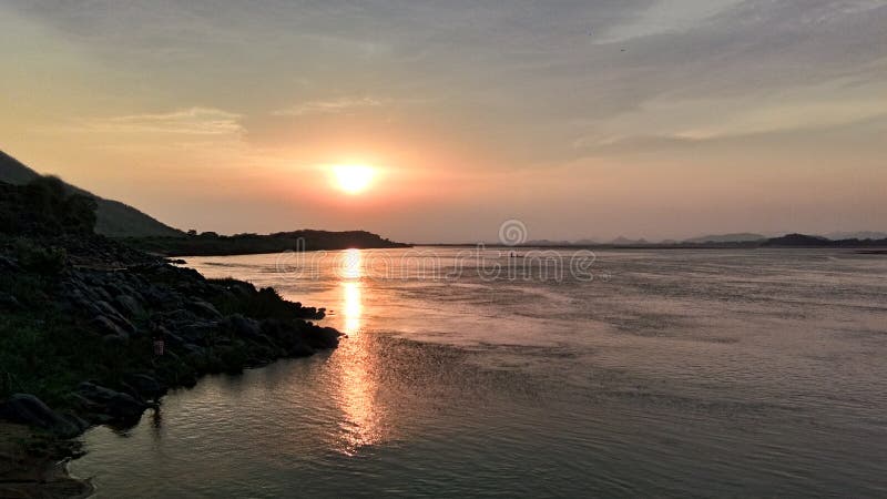 Nice Sun set stock image. Image of village, nice - 95808009