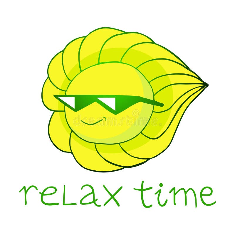 Nice Sun with Sunglasses Illustration Stock Vector - Illustration of ...