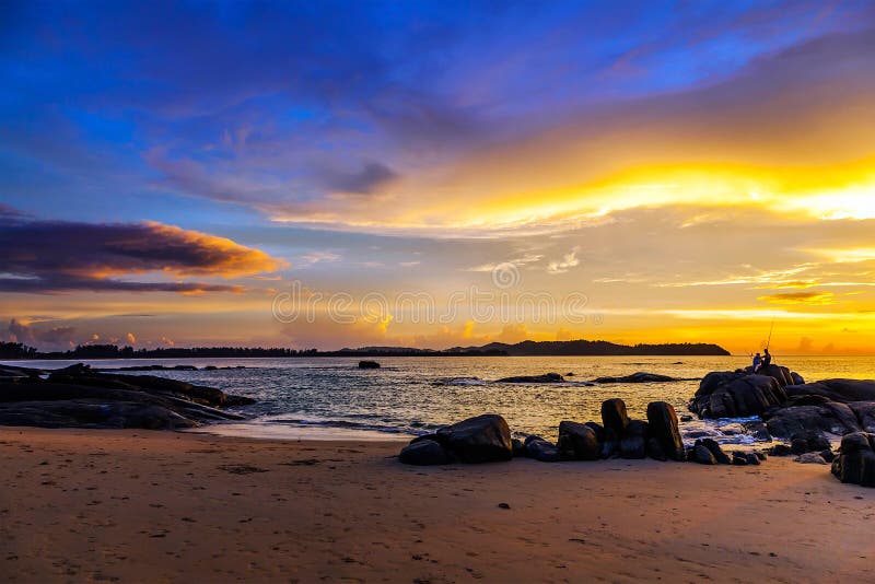 Nice sunset stock image. Image of clean, magenta, picturesque - 31137865