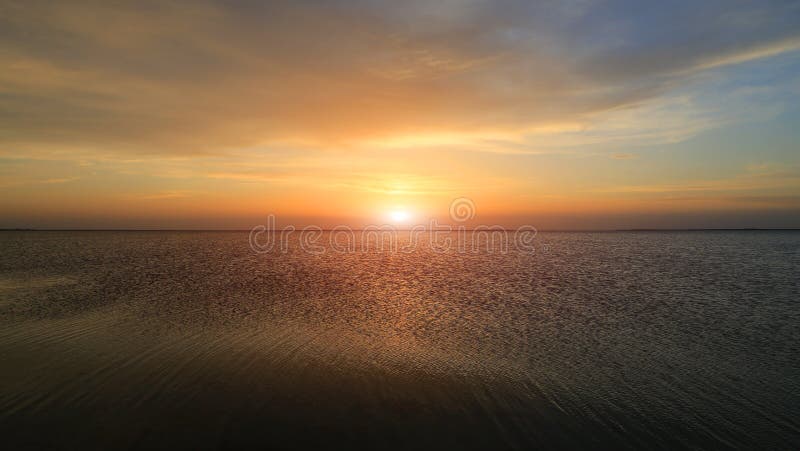 Nice sunset landscape stock photo. Image of dusk, ocean - 187878400