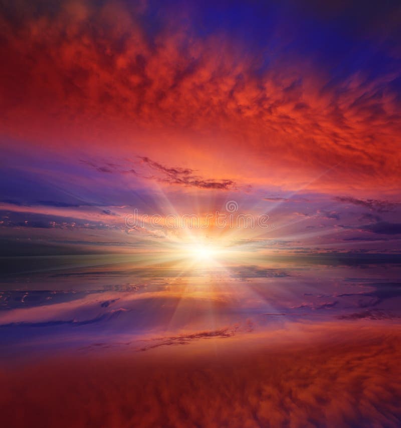 Nice sunset scene on lake stock image. Image of river - 43461243