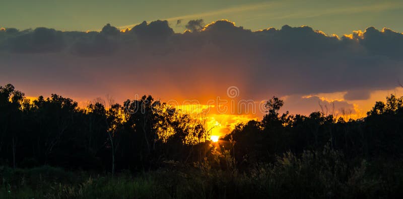 Nice sunset sky at filed stock photo. Image of country - 72387416