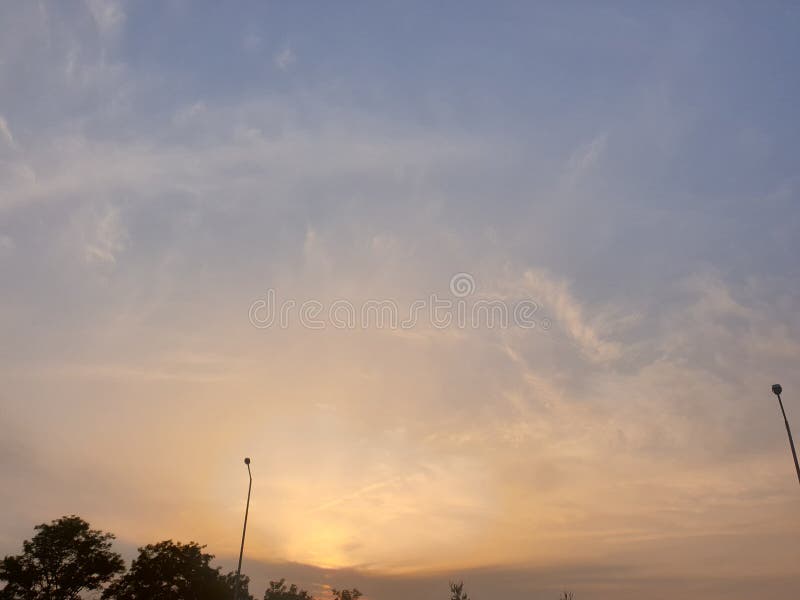 Nice Sunset sky view seoul stock photo. Image of nice - 212197174