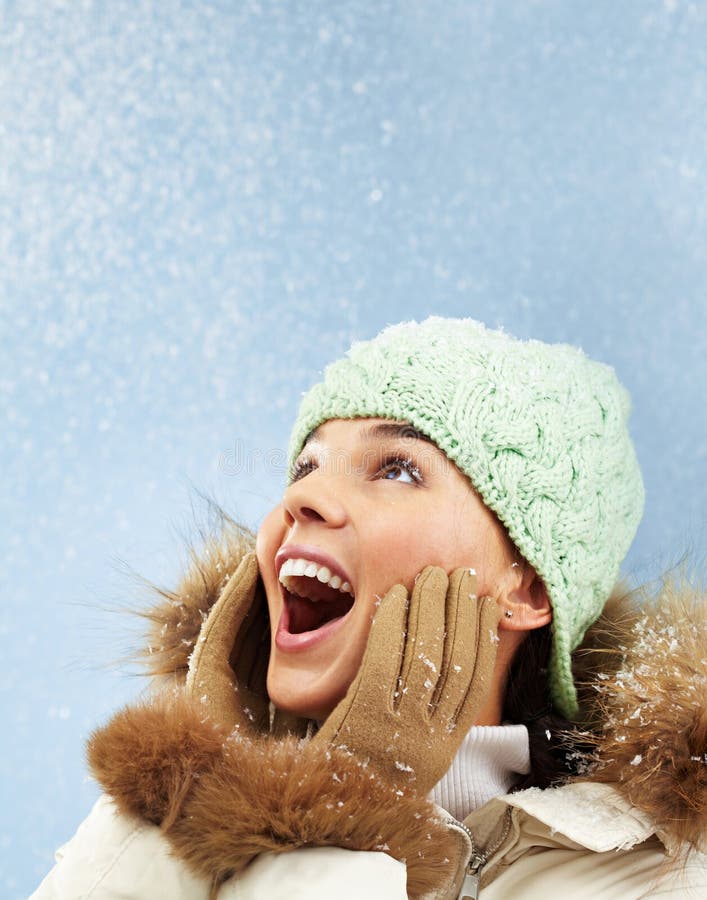 Nice surprise stock photo. Image of human, happy, isolated - 16999722