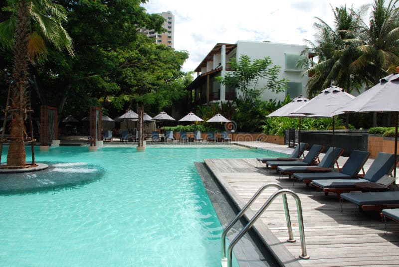 Nice swimming pool stock image. Image of swimming, resorts - 36136473