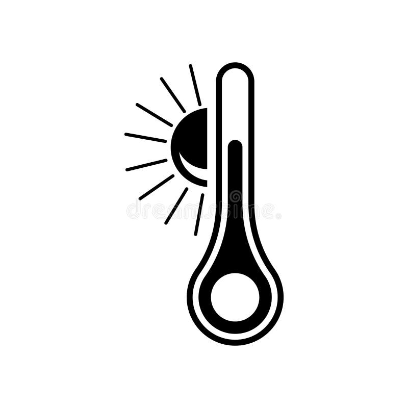 Nice Temperature Icon Vector Sign and Symbol Isolated on White B Stock ...