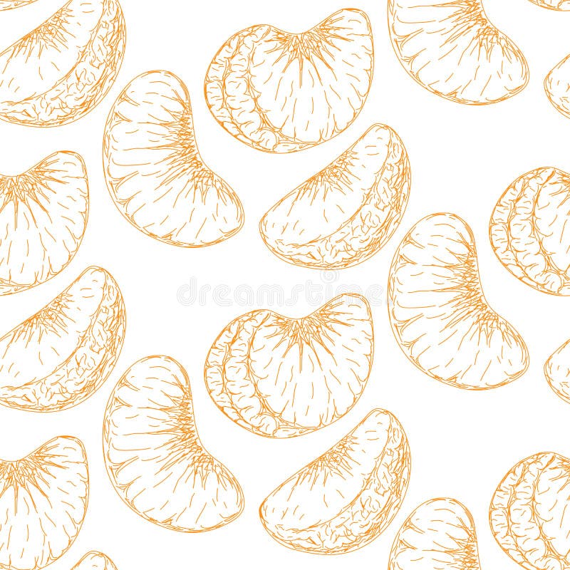 Nice Template with a Picture of a Mandarin Stock Vector - Illustration ...