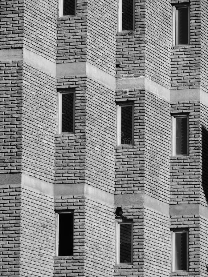Brickwork Bulding in Cordoba City Stock Image - Image of bricks, black ...