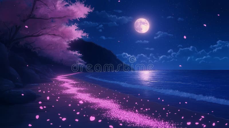 Nice Theme Anime Background Stock Photo - Image of full, landscape ...