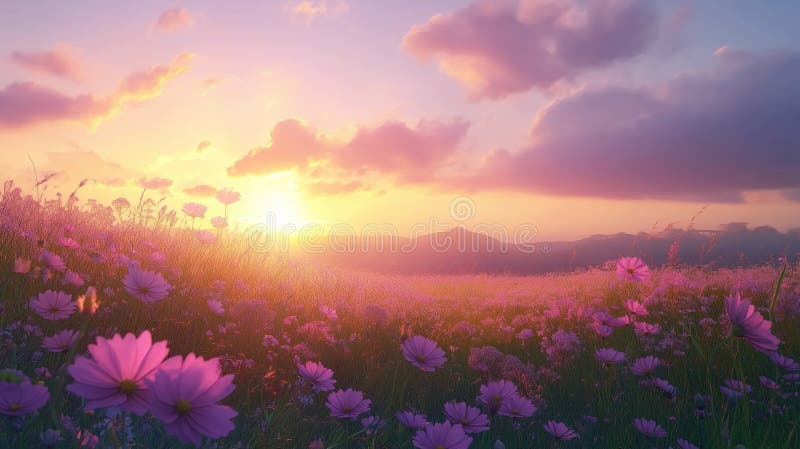 Nice Theme Anime Background Stock Photo - Image of sunny, spring: 340632724